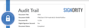 The Anatomy of an Audit Trail: Electronic Signature Simplified