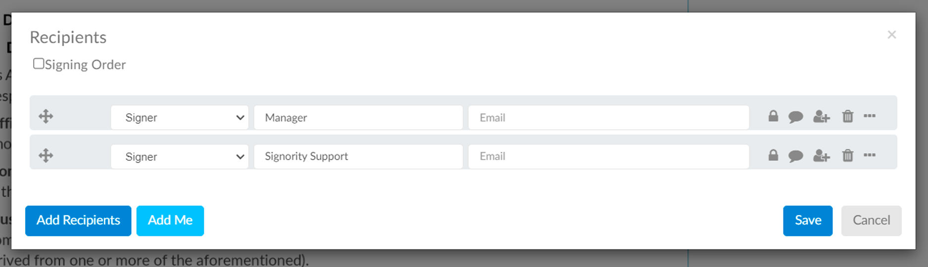 Creating a Regular Template - Signority | Secure eSignature Solutions