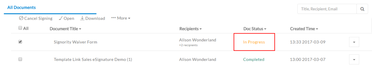 Track and Monitor Document Status and Workflow - Signority | Secure ...