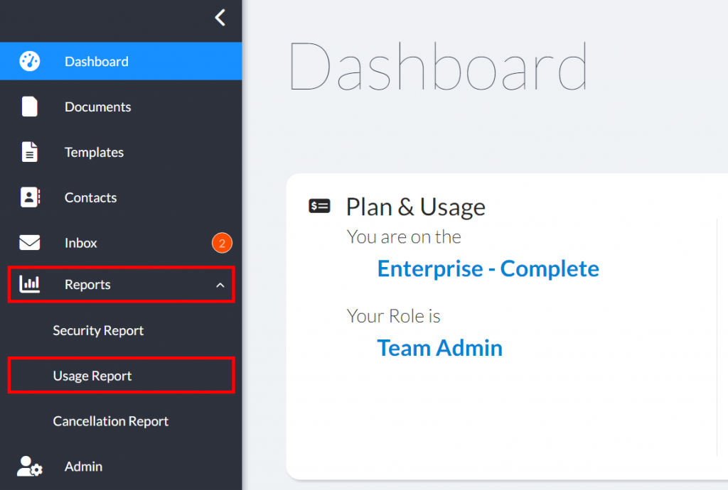 Usage Reports - Signority | Secure eSignature Solutions