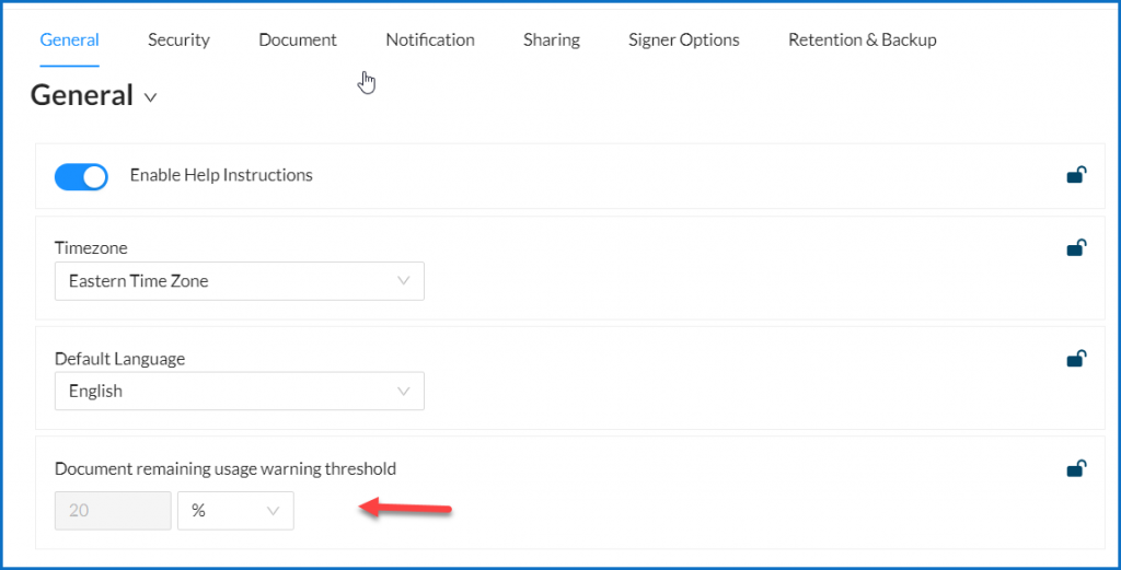 Customize Usage Warning - Signority | Secure eSignature Solutions