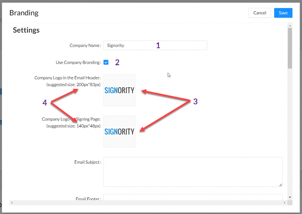Branding Overview - Signority | Secure eSignature Solutions