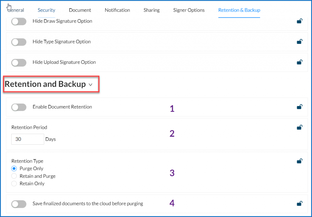 Team Settings Overview - Signority | Secure eSignature Solutions