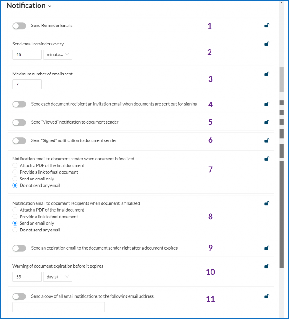 Team Settings Overview - Signority | Secure eSignature Solutions