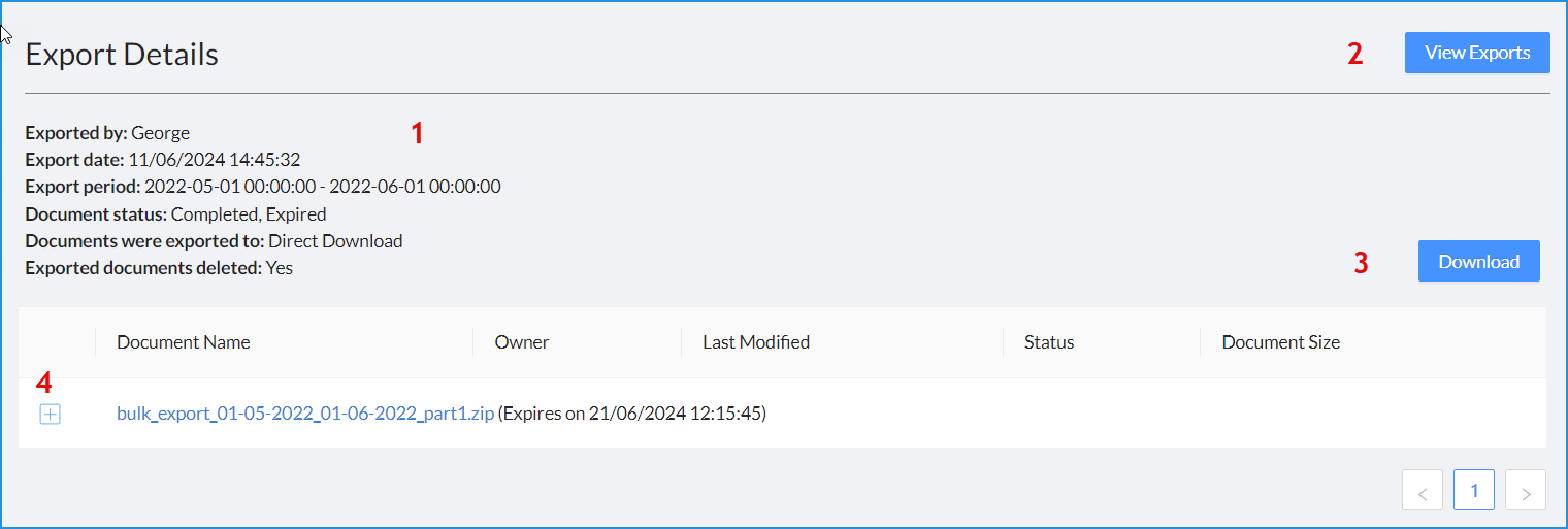 Bulk Export - Signority | Secure eSignature Solutions